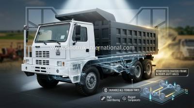 China SINOTRUK HOWO70 Mining Tipper Dump Truck RHD 6X4 371HP 70tons ZZ5707S3840AJ for sale