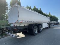China HOWO 8X4 Petroleum Oil Storage Tank Fuel Delivery Truck 35CBM Two Warning Lights With pipe gun for sale