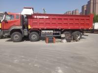 China Sinotruk NX Tipper Dump Truck with 371HP Engine, 40-50T Capacity and 8×4 Drive for Heavy-Duty Transport Red for sale