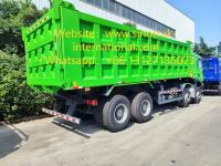 China Heavy Duty HOWO TX 8X4 Tipper Truck 400HP Double 16T Rear Axle Double 9.5T Front Axle for sale