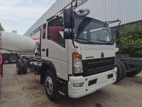 China HOWO 140HP Left-Hand Drive Cargo Truck Chassis with 8-12tons Load Capacity for sale