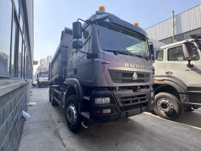 China SINOTRUK HOWO TX Model 371HP LHD Tipper Dump Truck 6X4 With Warning lights U type Grey Color for sale