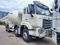China Heavy Duty HOWO 8x4 16m3 Concrete Mixer Lorry 371HP Engine PMP Speed Reducer For Construction for sale