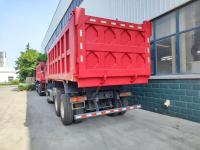 China Heavy Duty Red 6*4 Tipper Truck 20 Cubic Meters 371HP Engine, 40-50 Ton Payload For Mine Transport for sale