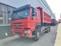 China Heavy Duty Red 6*4 Tipper Truck 20 Cubic Meters 371HP Engine, 40-50 Ton Payload For Mine Transport for sale