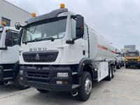 China SINOTRUK TX Model 6X4 25CBM Oil Tank Truck 10Wheels 336Hp White Two Warning Lights for sale