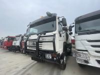 China SINOTRUK HOWO Ghost Face Cab 380HP LHD Tipper Dump Truck 6X4 White for sale