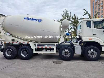 China Heavy Duty HOWO 8x4 16CBM Concrete Mixer Lorry 371HP Engine PMP Speed Reducer For Construction for sale