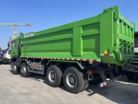 China Hydraulic Cylinder HOWO TX 10 Wheeler 371HP Dump Truck With Large Loading Capacity 30-40 Tons Green for sale