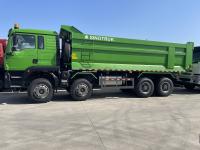 China Hydraulic Cylinder HOWO TX 10 Wheeler 371HP Dump Truck With Large Loading Capacity 30-40 Tons Green for sale