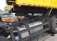 China Heavy HOWO Mine Dump Truck , Yellow Dump Truck 30 - 40 Tons 10-25CBM for sale