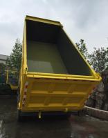 China Heavy HOWO Mine Dump Truck , Yellow Dump Truck 30 - 40 Tons 10-25CBM for sale