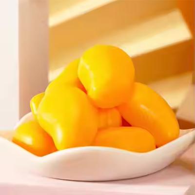 China Multi Colored Peelled Mango Soft Jelly Candy Big Size With Fruity Flavor for sale