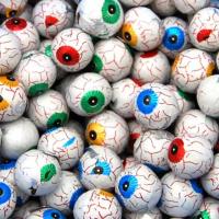 China Custom Halal Bulk Chocolate Eye Ball Milk Chocolate Ball Brown for sale