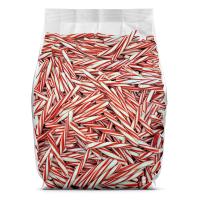 China Bulk Christmas Candy Fruity Mint Flavor Candy Cane Stick Sweets for sale