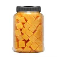 China OEM Halal Fruit Flavored Gummies Cubes Mango Soft Jelly Candy Sweets for sale