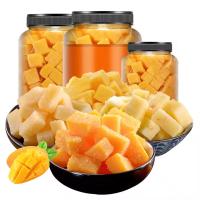 China OEM Halal Fruit Flavored Gummies Cubes Mango Soft Jelly Candy Sweets for sale