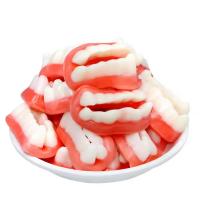 China Bulk Halal Soft Fruit Candy Fun Size Gummy Worms Natural Flavors for sale
