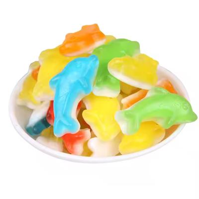 China Bulk Halal Soft Fruit Candy Fun Size Gummy Worms Natural Flavors for sale