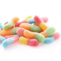 China Bulk Halal Soft Fruit Candy Fun Size Gummy Worms Natural Flavors for sale