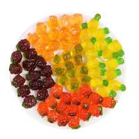 China Fruit Bonbons Candy 3D 4D Gummies Bulk Jam Filled Soft Candy Sweets for sale