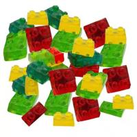 China HACCP/BRC Certificate 3D 4D Gummies Building Block Jelly Gummy Cube Candy for sale