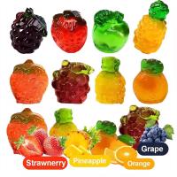 China Mini 3D 4D Jelly Candy Gummies Mix Fruit Shape Jam Filled Bulk for sale