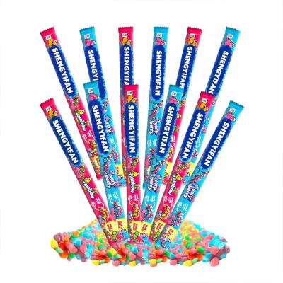 China Sour Flavor Crispy Clusters Ordinary Gummies Chewy Gummy Candy Hard Candy Drop for sale