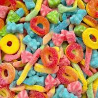 China New Sour Fruty Ordinary Gummies Worm Jelly Candy Sweets Bulk Halal for sale