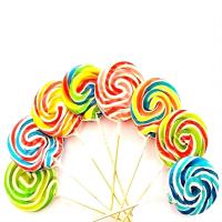 China Individually Wrapped Swirl Lollipops Bulk Sweet Fruity Flavors Halal Certified for sale