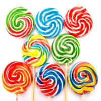 China Individually Wrapped Swirl Lollipops Bulk Sweet Fruity Flavors Halal Certified for sale