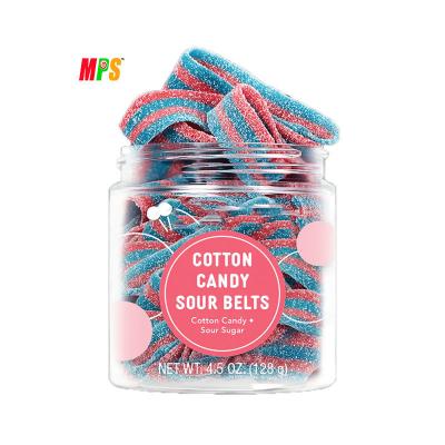 China Stick Colorful Belt Sour Skittle Gummies Fruity Flavor Chewy Bulk Fizzy Sweets for sale