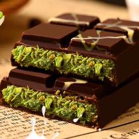 China Immediate Delivery Chocolate Compound Dark Truffle Shaped Matcha Chocolate for sale