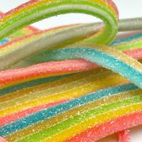 China Bulk Colorful Sour Straw Candy Sweets Manufacturers Sour Power Straws for sale