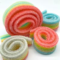 China Bulk Colorful Sour Straw Candy Sweets Manufacturers Sour Power Straws for sale