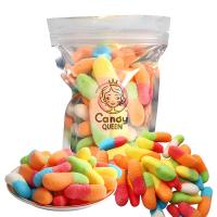 China Classic New Freeze Dried Candy Worms Candy Halal / Kosher Certified Fruity Flavor for sale