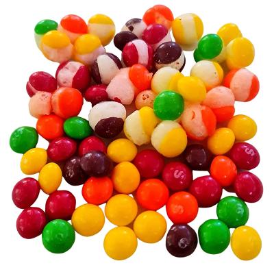 China Multicolor Fruit Flavour Freeze Dried Candy Bulk Crispy Gummy Bean Snacks for sale
