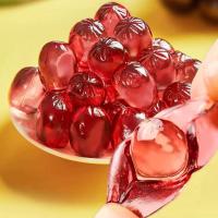 China Flavored Peeled Soft Fruit Candy Sweets Centre Filled Bonbons for sale