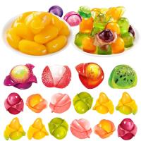 China Halal Mini Assorted Soft Fruit Gummies Fruity Flavour In Bag Packaging for sale