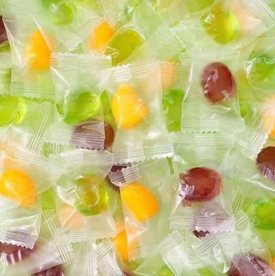 China Custom Filled Gummy Balls Peelable Fruit Candy Soft Confectionery Bulk Boxed for sale