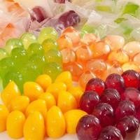 China Peeling Fruity Shapes Filled Gummy Balls Mix New Yummy Snack for sale
