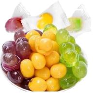 China Juice Gummy Filled Balls Fruit Flavored Casual Snack  Sugar+Syrup Ingredients for sale