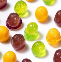 China Juice Gummy Filled Balls Fruit Flavored Casual Snack  Sugar+Syrup Ingredients for sale