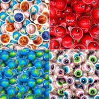 China HACCP Jam Filled Gummy Balls Jelly Candy Custom Label Bulk Fruity Flavor for sale