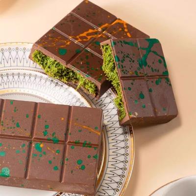 China Immediate Delivery Chocolate Compound Dark Truffle Shaped Matcha Chocolate for sale