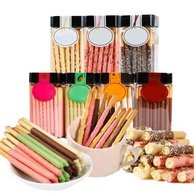 China HACCP/BRC Certificate Cookie Sticks With Dip Chocolate Milk Flavor Customization for sale