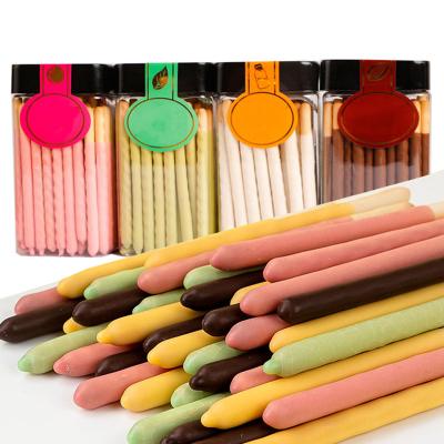 China OEM Cookie Stick Casual Snacks Biscuit With Chocolate Cream for sale
