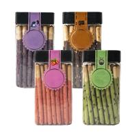 China Sweet Milk Chocolate Stick Cookies Stars Cup Mini Biscuits Chocolate Sauce for sale
