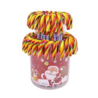 China Halal Wholesale Christmas Hard Candy Personal Label Cane Lollipop for sale