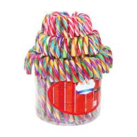 China Halal Wholesale Christmas Hard Candy Personal Label Cane Lollipop for sale